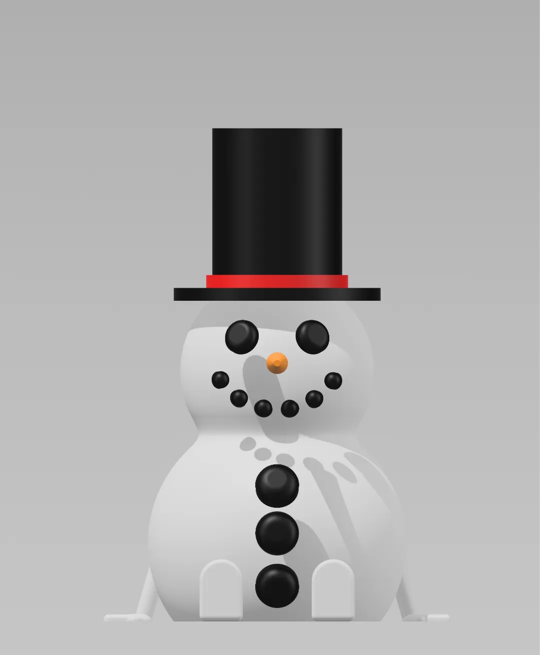Articulated Snowman (No AMS needed) by TheThiccThor MakerWorld ...