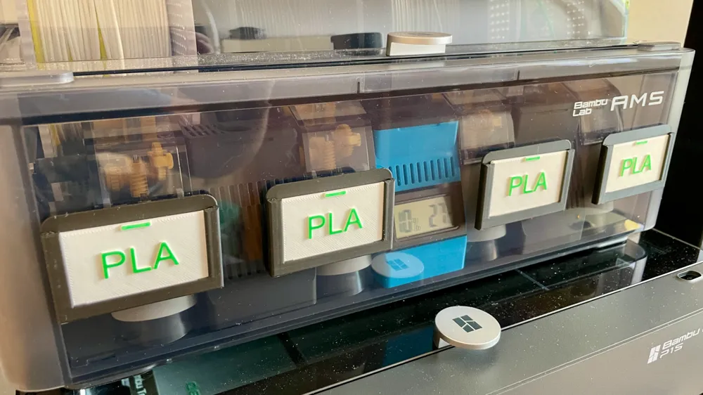 AMS Filament Marker by mapofrank - MakerWorld