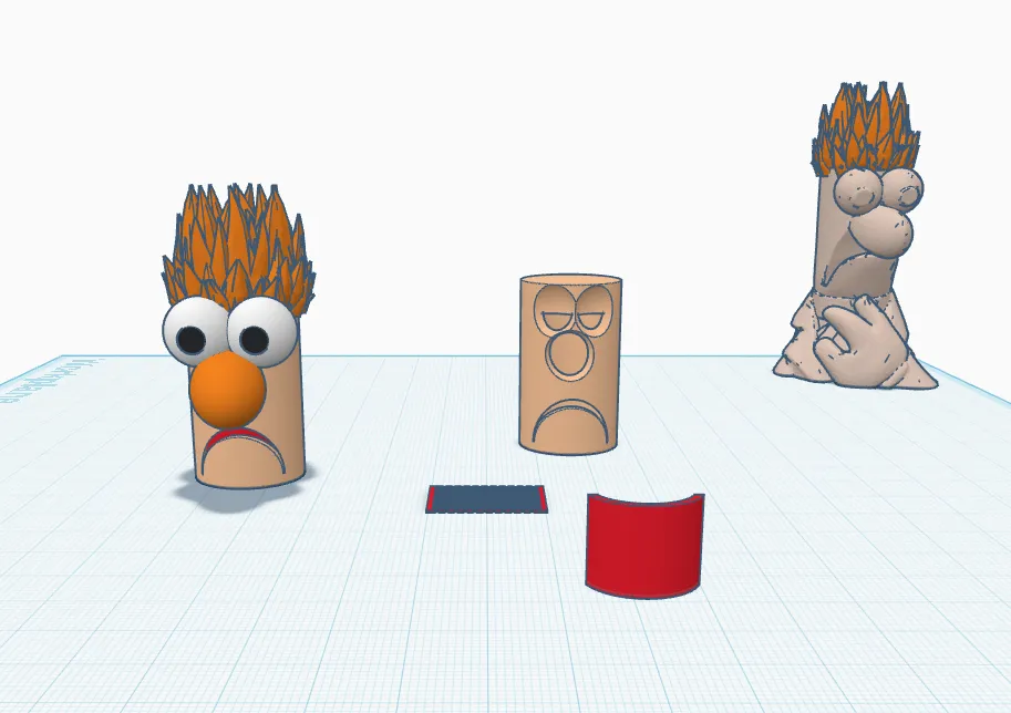 Funny Beaker Muppet Multicolor Model No AMS Needed by ssweat MakerWorld ...