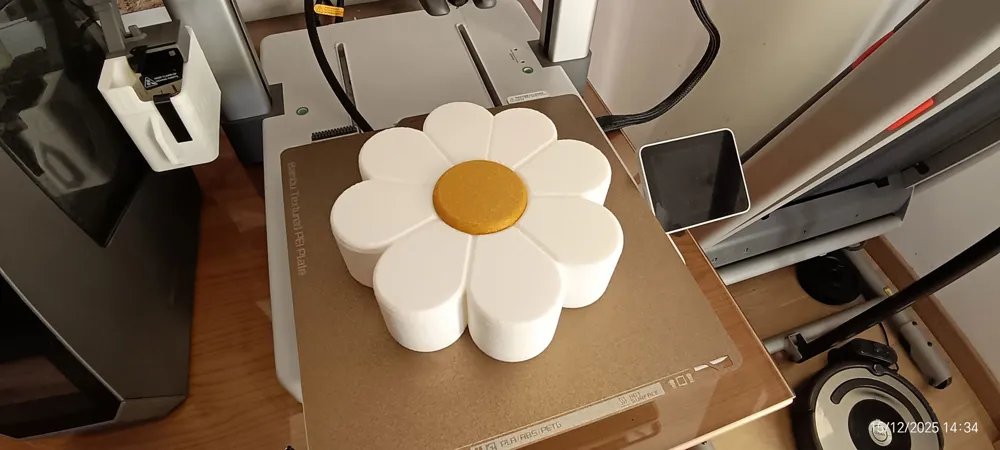 DAISY JEWELLERY BOX - DAISY-SHAPED JEWELLERY BOX - Free 3D Print Model ...