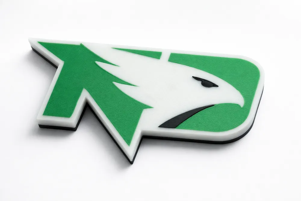 UNIVERSIDAD DE DAKOTA DEL NORTE LOGOTIPO - Modelo de impresión 3D ...