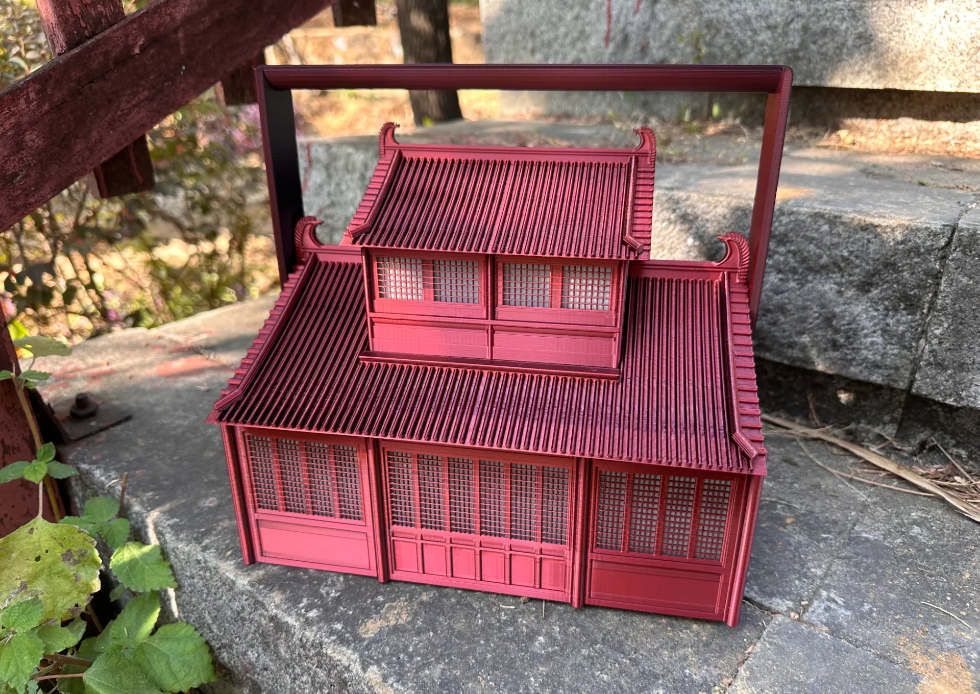 Traditional Chinese Style Ancient Houses | Handheld Box | Glue-Free by ...