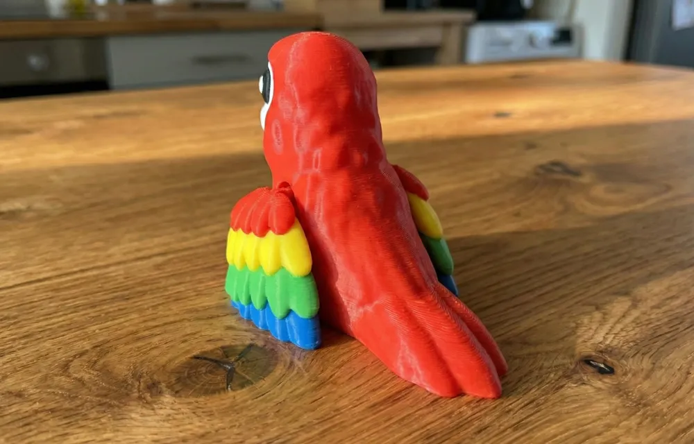 Articulated Parrot – Flexi 3D Printed Bird - Free 3D Print Model ...