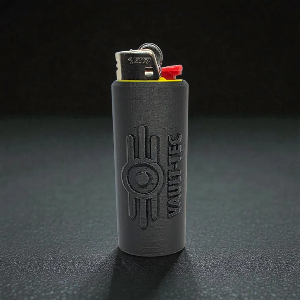 VAULT-TEC / Fallout Bic Sleeve - Free 3D Print Model - MakerWorld