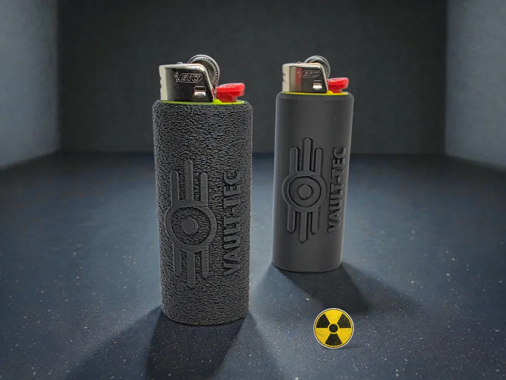 VAULT-TEC / Fallout Bic Sleeve - Free 3D Print Model - MakerWorld