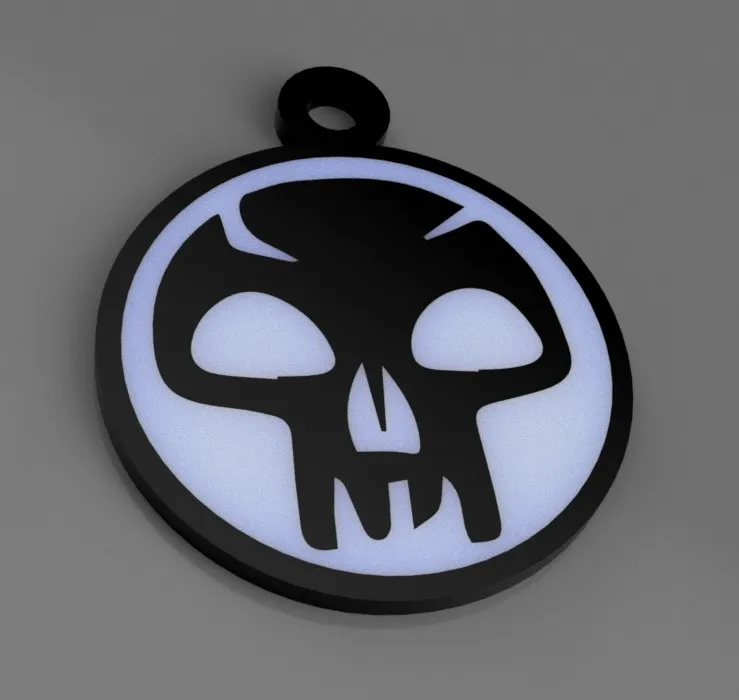 Keychain Swamp mana - Magic The Gathering Theme by Alexandre Paixao ...