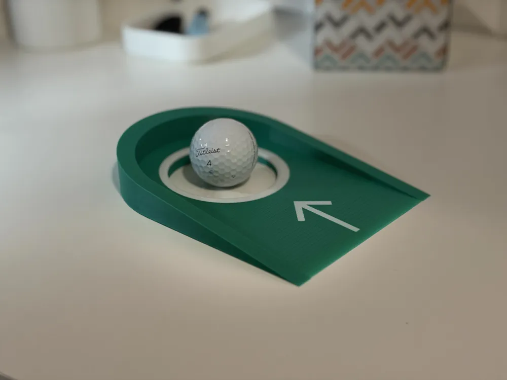 Golf Ball Putting Practice Hole V2 - Free 3D Print Model - MakerWorld