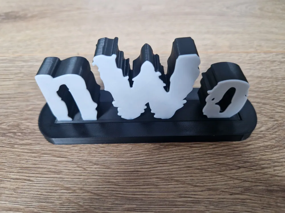 nWo Sign - Free 3D Print Model - MakerWorld
