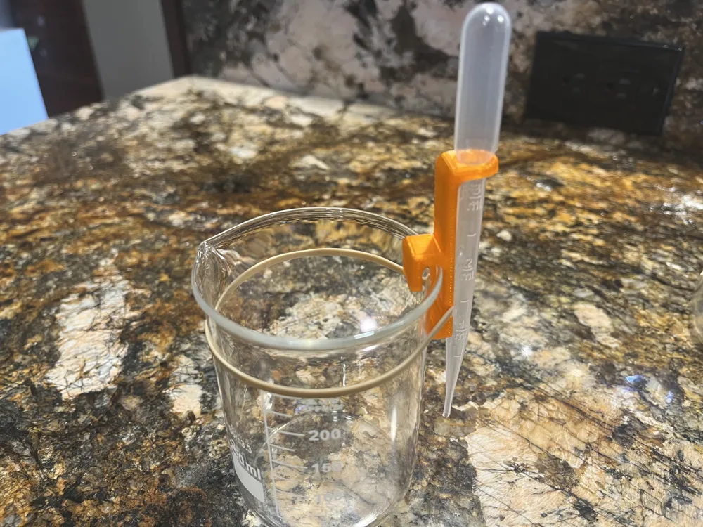 Beaker Pipette Holder/Storage Clip by Brighton3D Forge MakerWorld ...