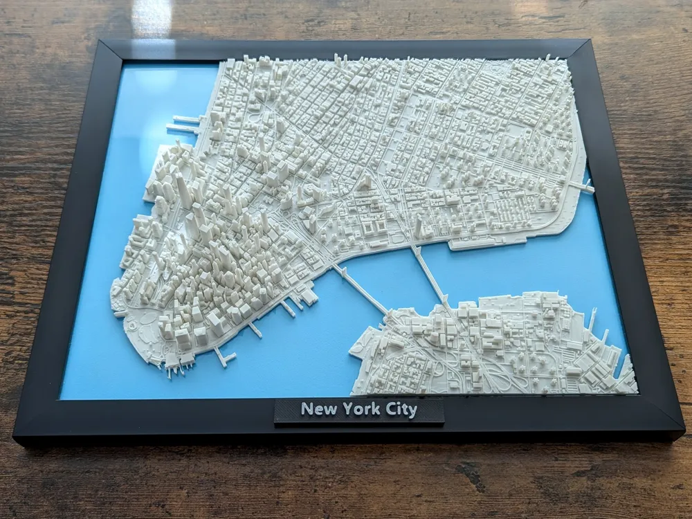 New York City Lower Manhattan 3D Miniature (Large) by jarvizar ...