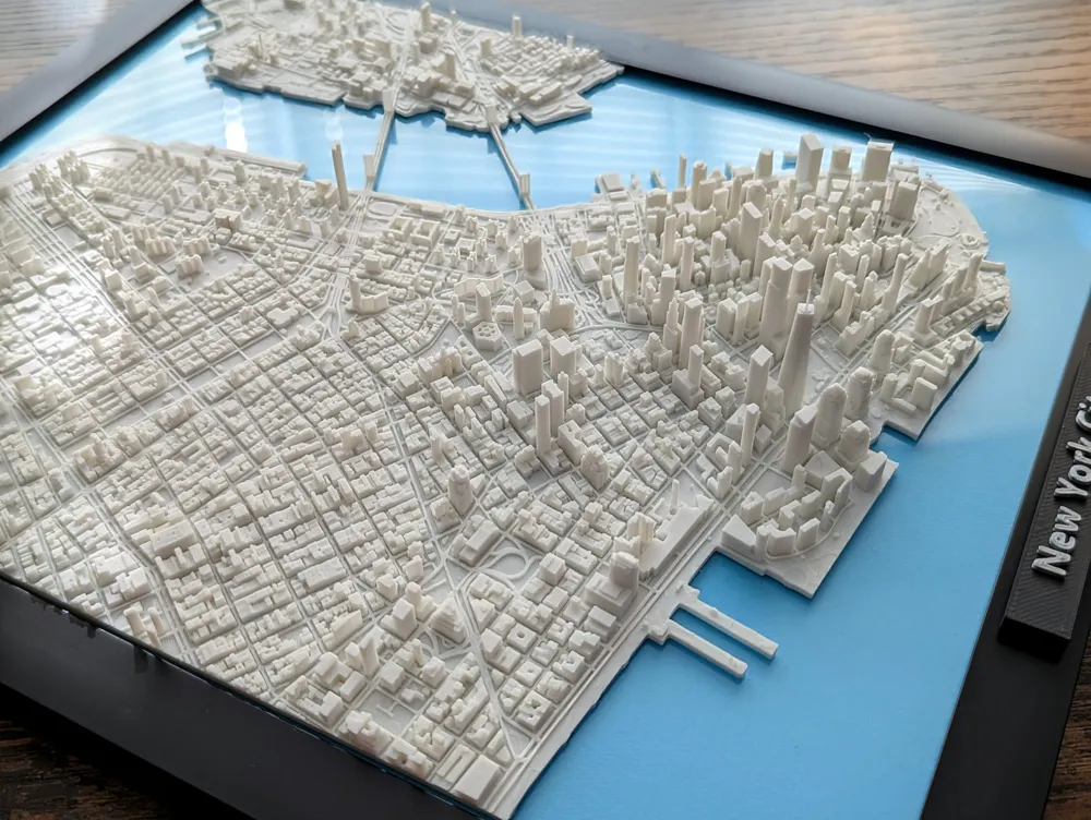 New York City Lower Manhattan 3D Miniature (Large) by jarvizar ...