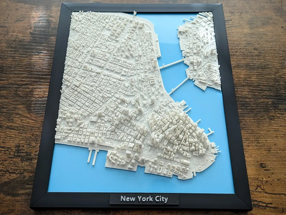 New York City Lower Manhattan 3D Miniature (Large) by jarvizar ...
