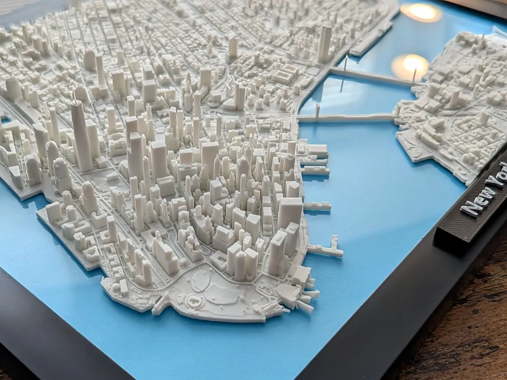 New York City Lower Manhattan 3D Miniature (Large) by jarvizar ...