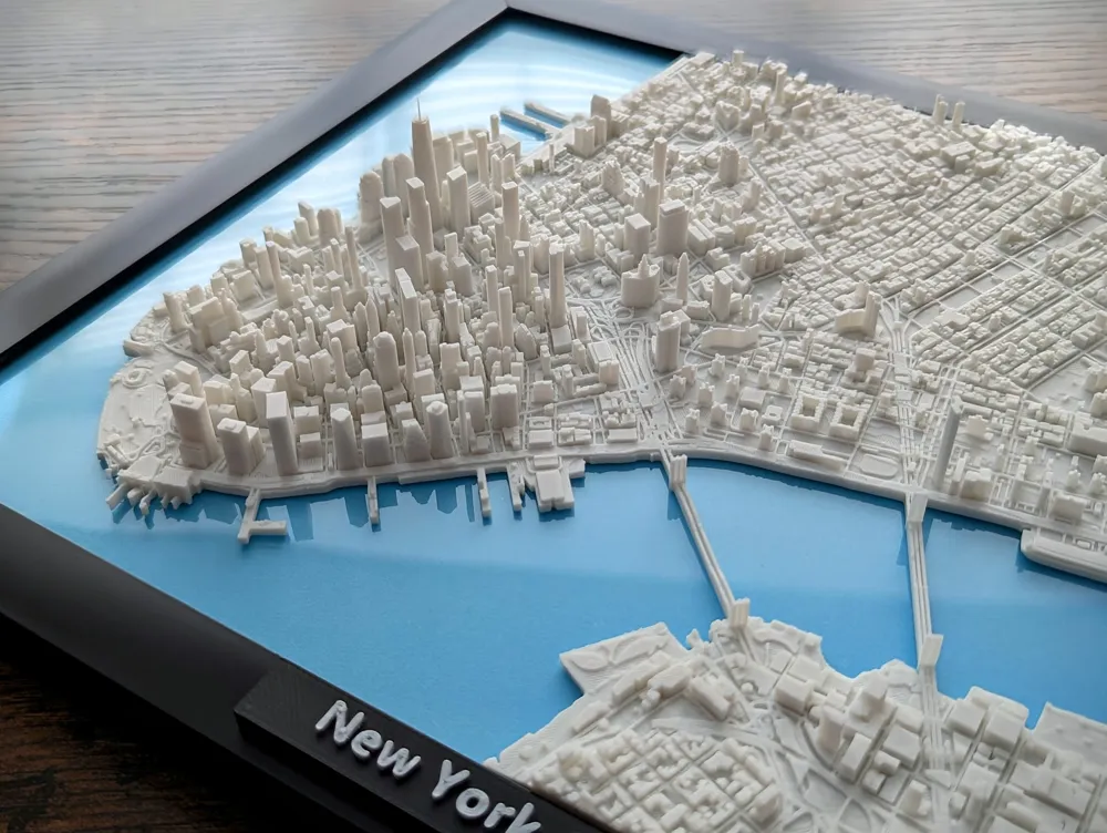 New York City Lower Manhattan 3D Miniature (Large) by jarvizar ...