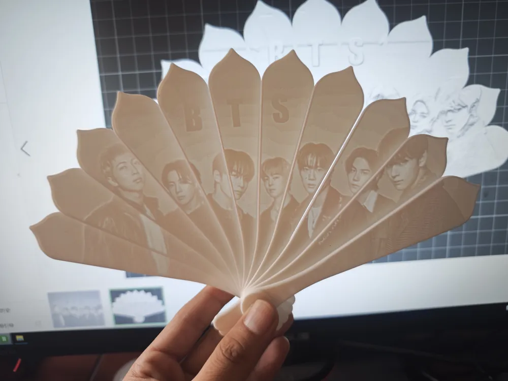 BTS Kpop Concert Fan - Free 3D Print Model - MakerWorld