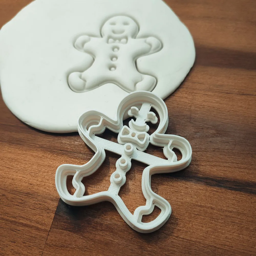 Gingerbread man cookie cutter por Theodor - MakerWorld