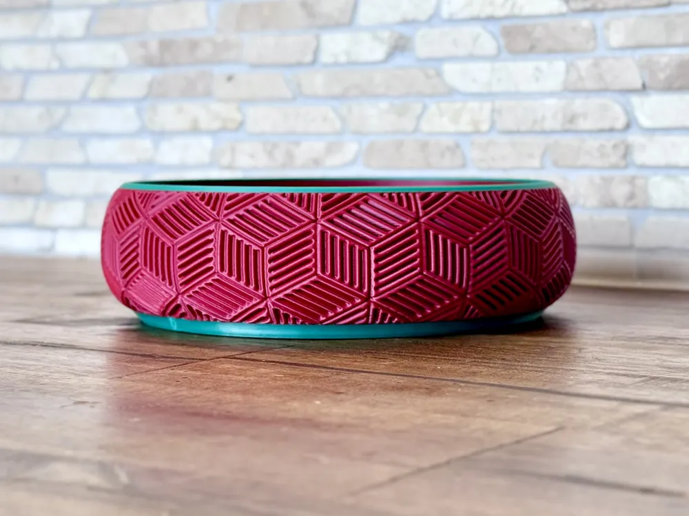 Merry Qube-Mas Cubes Catch All Bowl (Stackable) - Free 3D Print Model ...