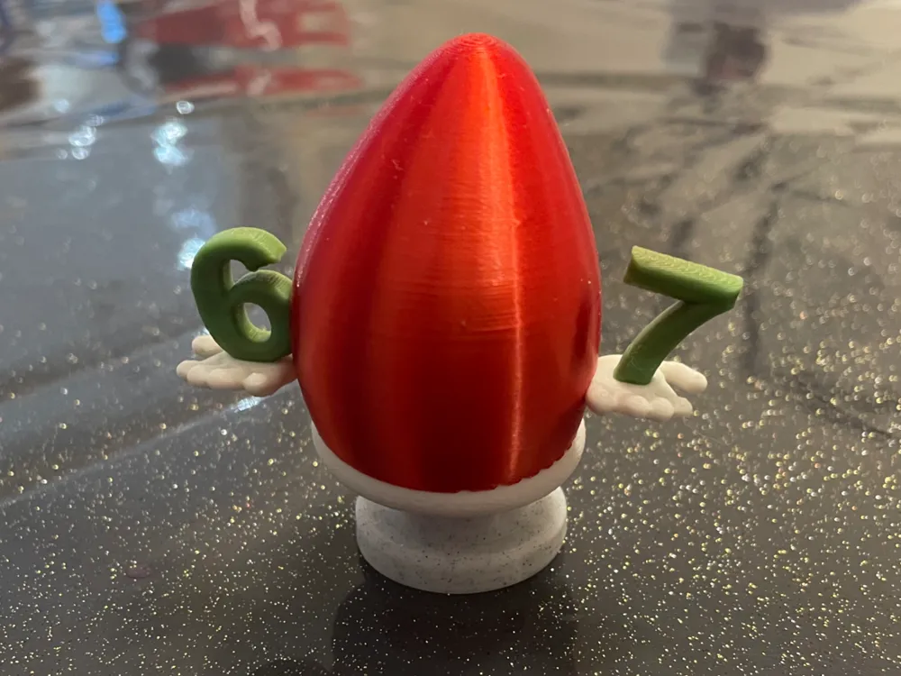 SIX-SEVEN Santa Hat Bobble Head - Free 3D Print Model - MakerWorld