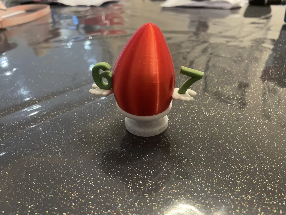 SIX-SEVEN Santa Hat Bobble Head - Free 3D Print Model - MakerWorld
