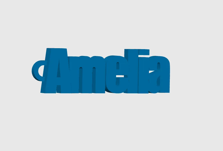 Schlüsselanhänger Amelia by printmanufaktur - MakerWorld