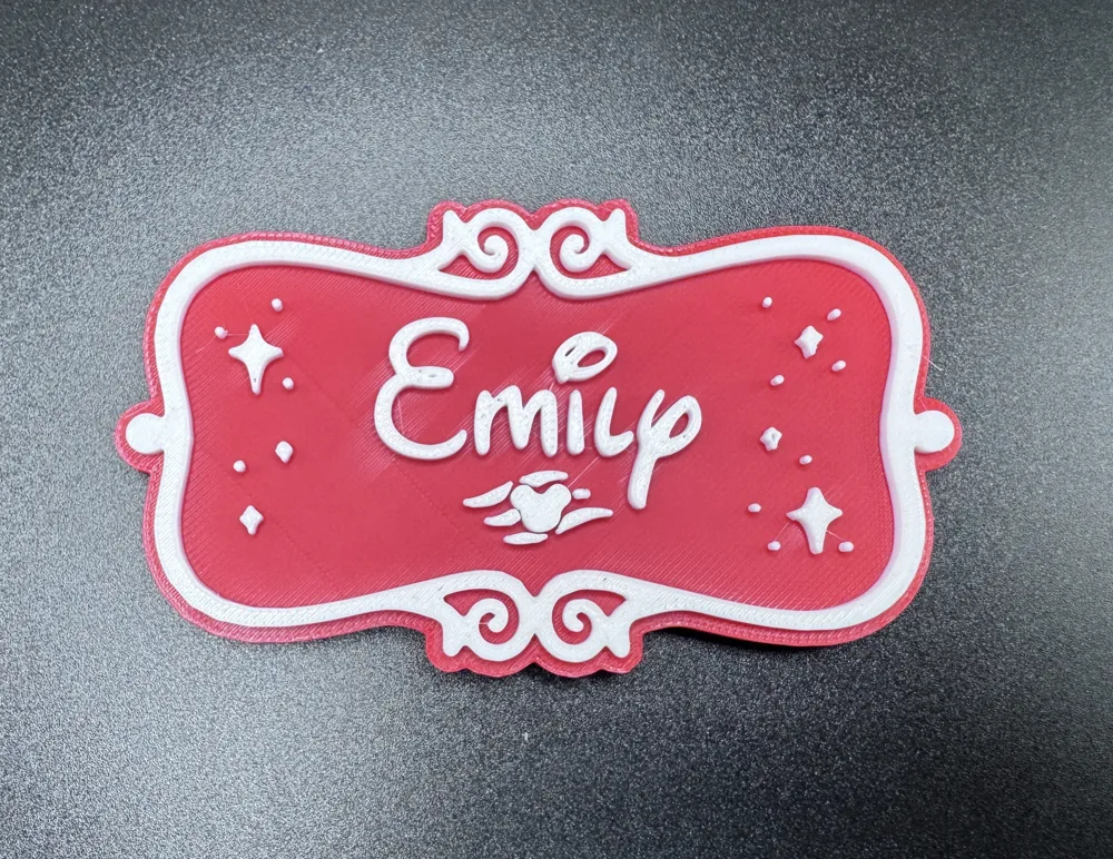 Fully Customizable Disney Cruise Name Plate - Free 3D Print Model ...