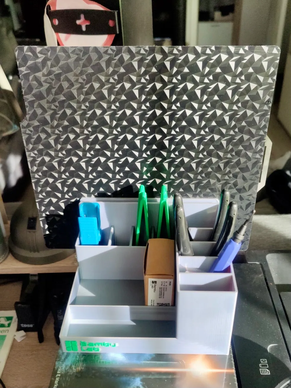 3D Printer Organizer with Build Plate Holder by 3D Print Masters Hub ...