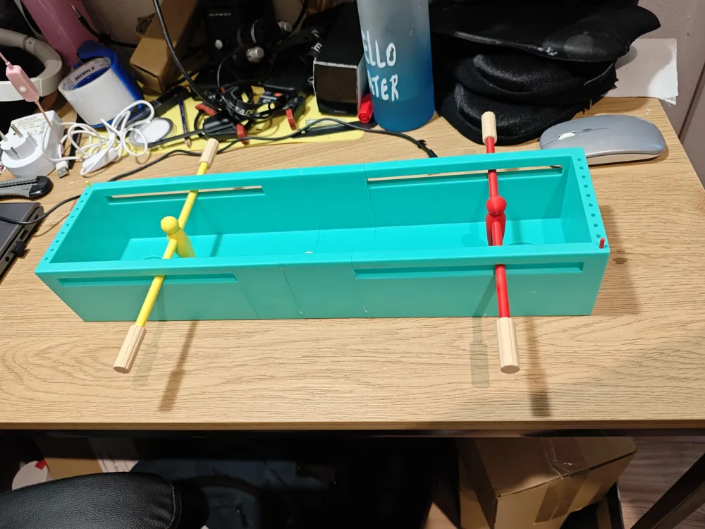 Mini table footbal , soccer - 2 players - Free 3D Print Model - MakerWorld