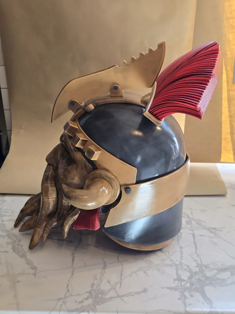 Fallout New Vegas: Legate Lanius Helmet - Free 3D Print Model - MakerWorld