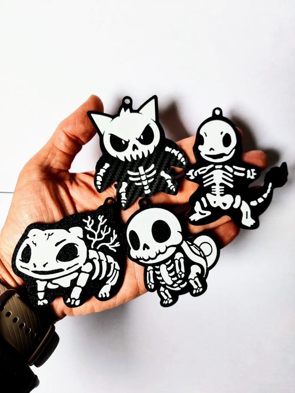 Pokemon Skeletons Keychains Remixed by lalou3D MakerWorld: Download ...