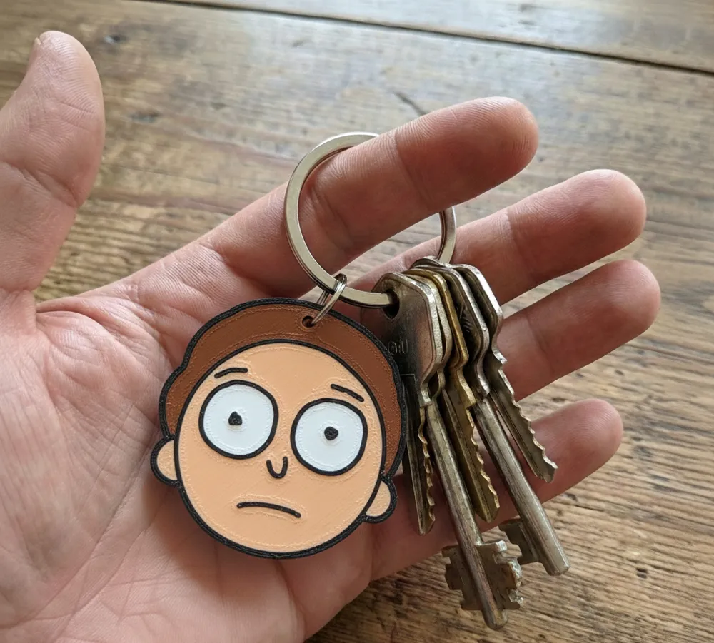 Chaveiros Rick and Morty - Modelo gratuito para impressão 3D - MakerWorld