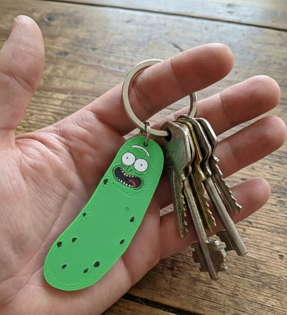 Chaveiros Rick and Morty - Modelo gratuito para impressão 3D - MakerWorld