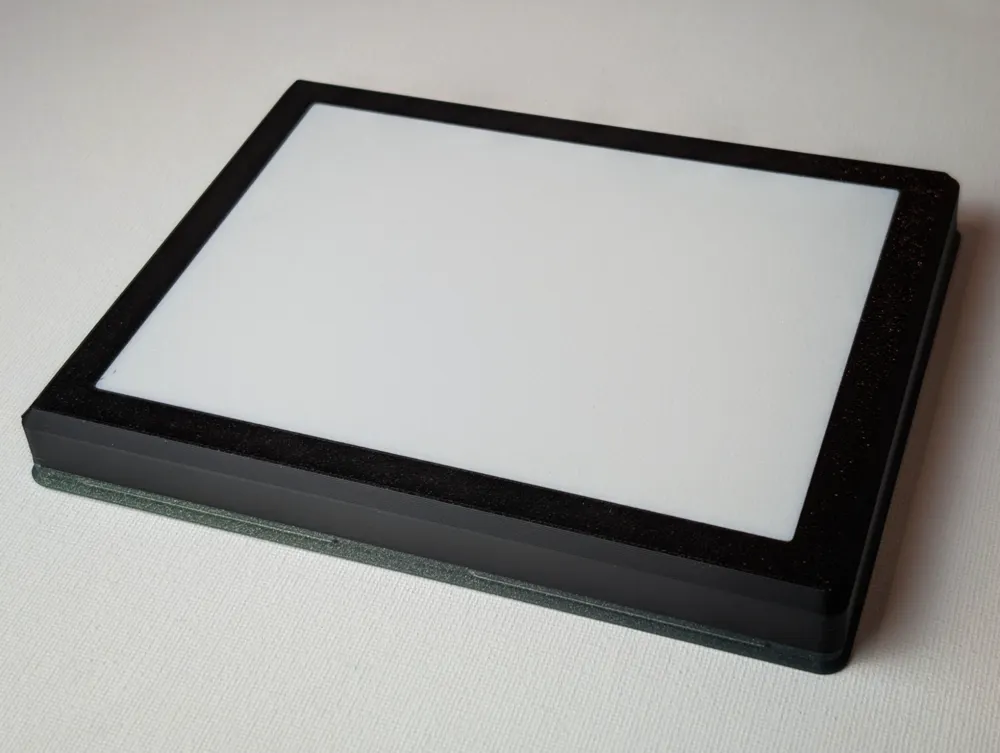 Lithophane Frame for Bambu LED - CMYK / B&W by hugo.workshop MakerWorld ...