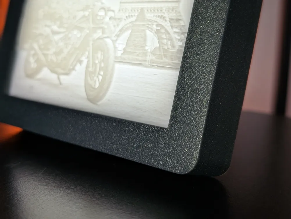 Modern Lithophane Frame - CMYK / B&W by hugo.workshop - MakerWorld