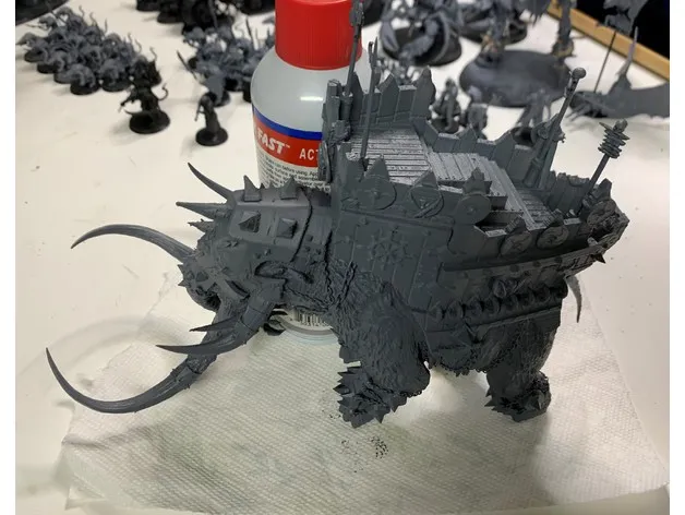 Warhammer - Chaos War Mammoth - Free 3D Print Model - MakerWorld