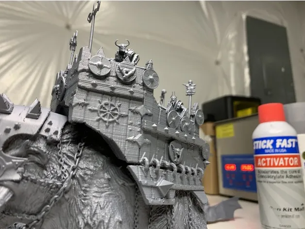 Warhammer - Chaos War Mammoth - Free 3D Print Model - MakerWorld