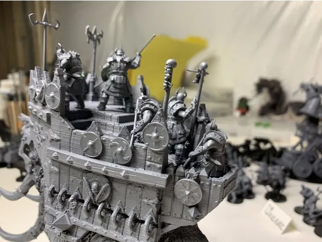 Warhammer - Chaos War Mammoth - Free 3D Print Model - MakerWorld