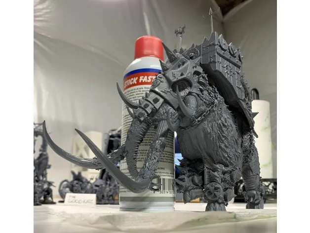 Warhammer - Chaos War Mammoth - Free 3D Print Model - MakerWorld
