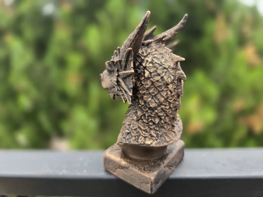 ICE DRAGON BUST by Messy_Panda MakerWorld: Download Free 3D Models
