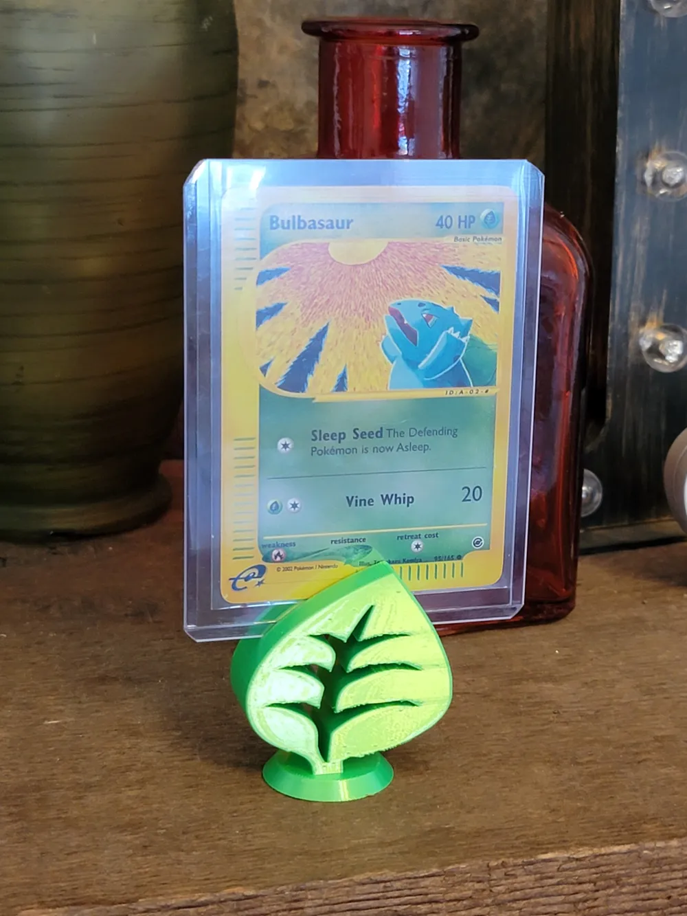 Gras-Energie - Pokémon-Karten-Toploader-Display von Click Print ...