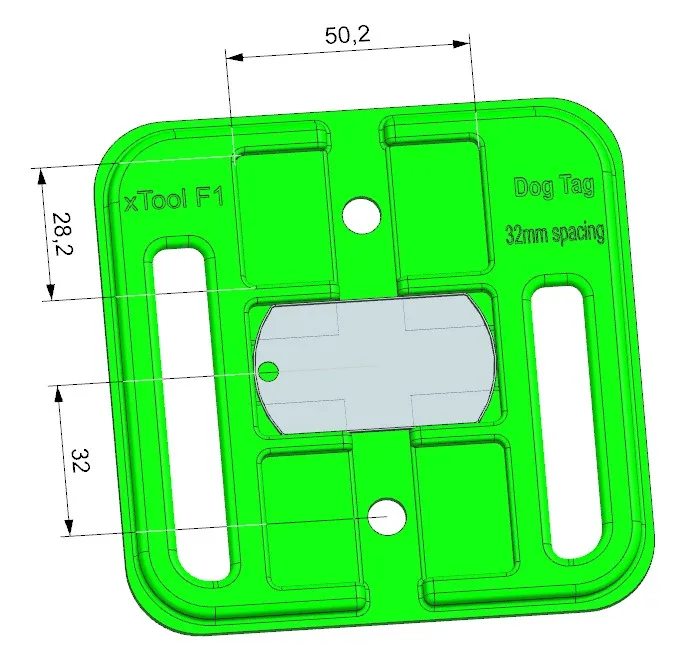 Dog Tag jig for F1 by williamsphoto500 - MakerWorld
