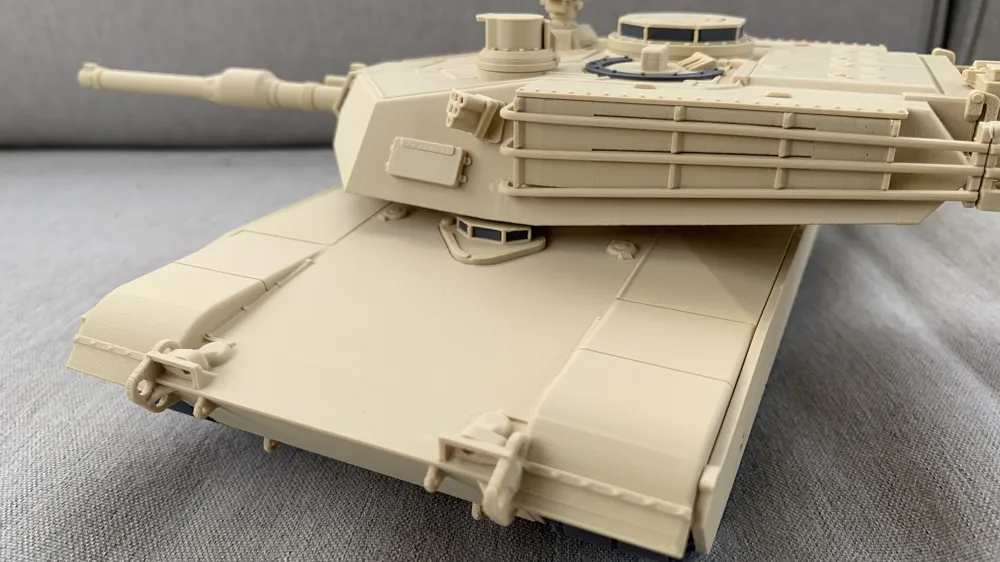M1A2 Abrams SEPv3 Main Battle Tank - Free 3D Print Model - MakerWorld
