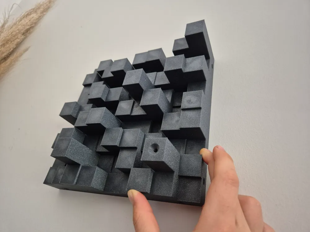 QRD Sound Diffusion / Dampening Acoustic Panel - Free 3D Print Model ...