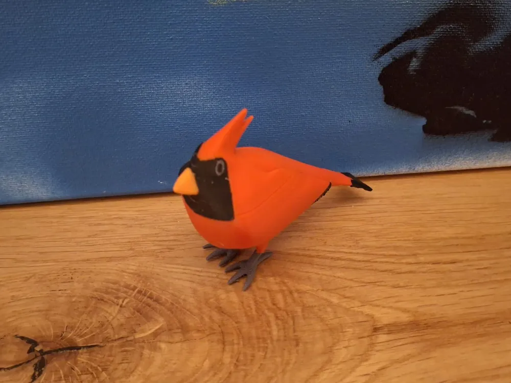 Miniature Cardinal Bird by Rov3r MakerWorld: Download Free 3D Models