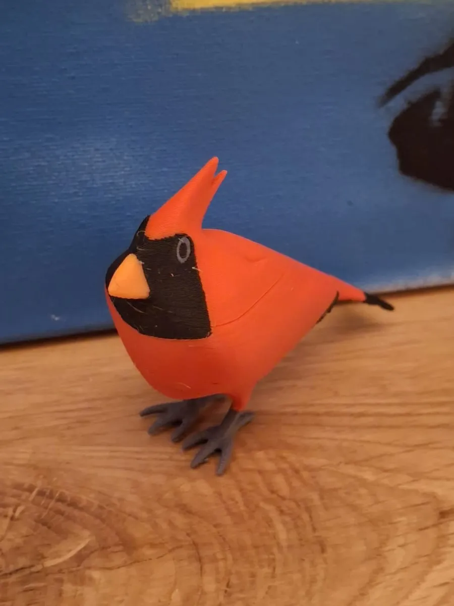 Miniature Cardinal Bird by Rov3r - MakerWorld