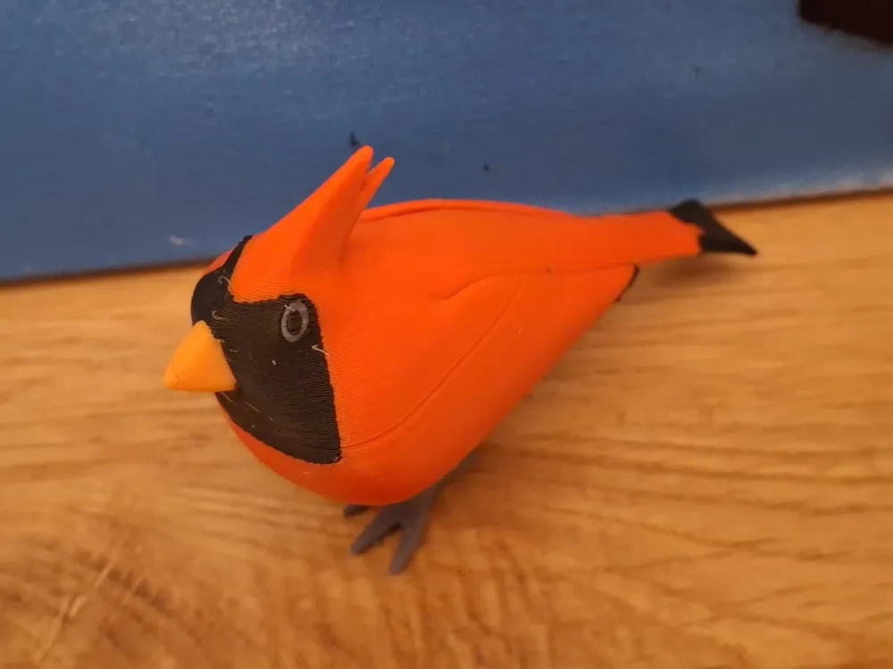 Miniature Cardinal Bird by Rov3r MakerWorld: Download Free 3D Models