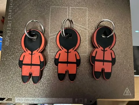 Squid game - Keychain (SELL ANYWHERE) by 3dtisk22 - MakerWorld