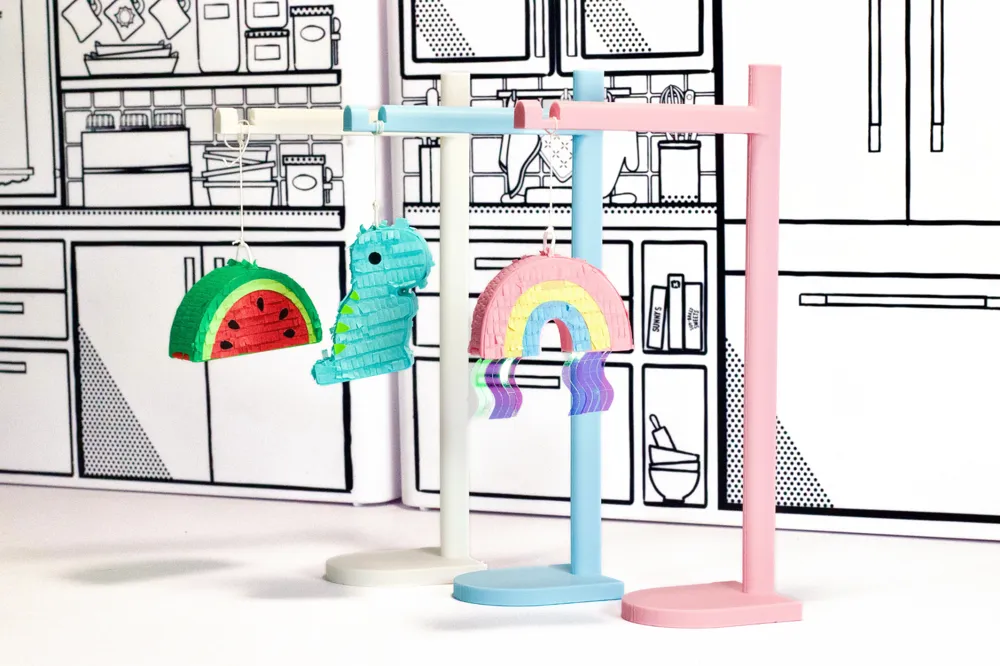 Piñata Stand for Miniverse Birthday Piñatas by AmbersMinis - MakerWorld