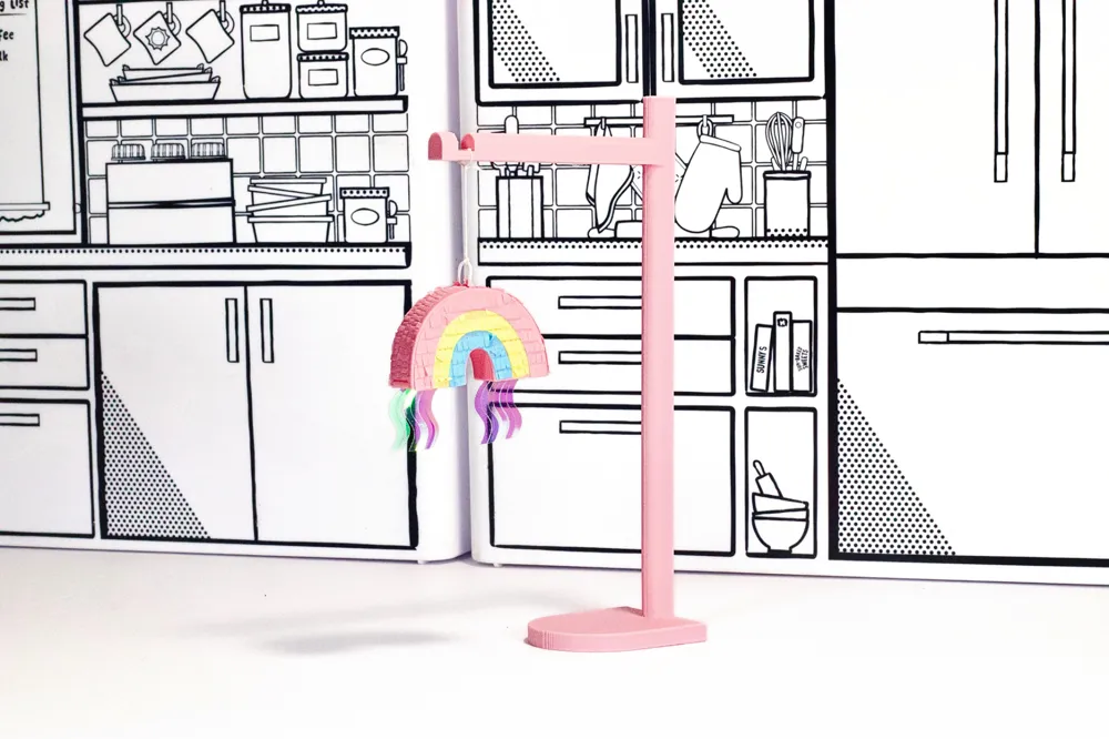 Piñata Stand for Miniverse Birthday Piñatas by AmbersMinis - MakerWorld