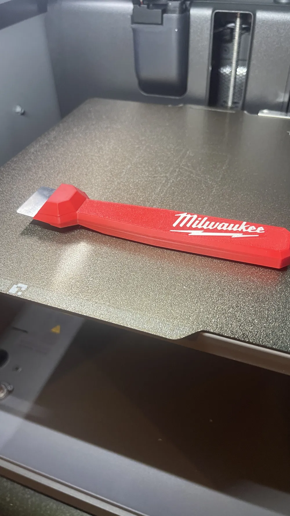 milwaukee bed scraper to suit p1s / p2s doors - Free 3D Print Model ...