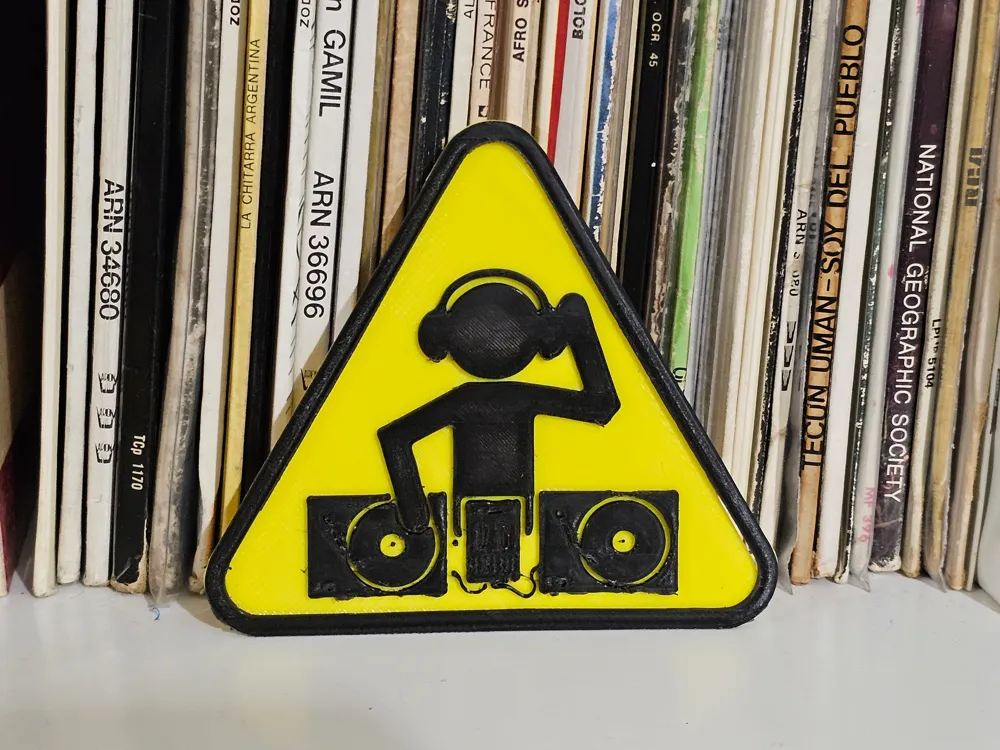 DJ Road sign by dubmehard - MakerWorld